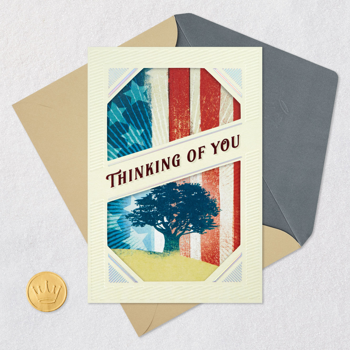 Thinking of You Military Appreciation Card - Greeting Cards | Hallmark