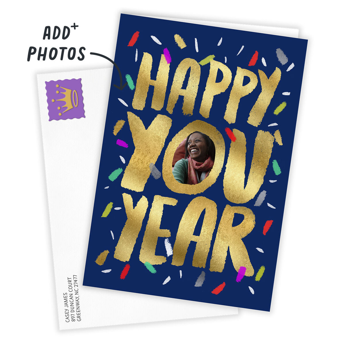 Personalized Happy You Year Photo Card - Greeting Cards - Hallmark