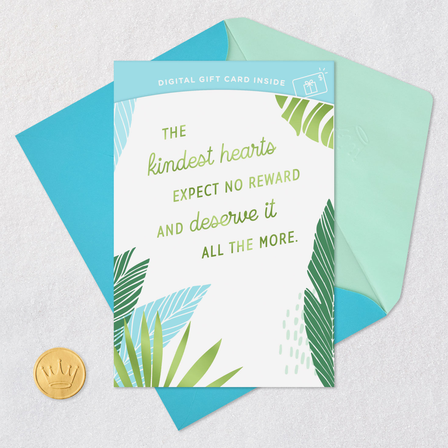 Grateful for Your Kindness Gift Card Greeting Thank-You Card - Greeting ...