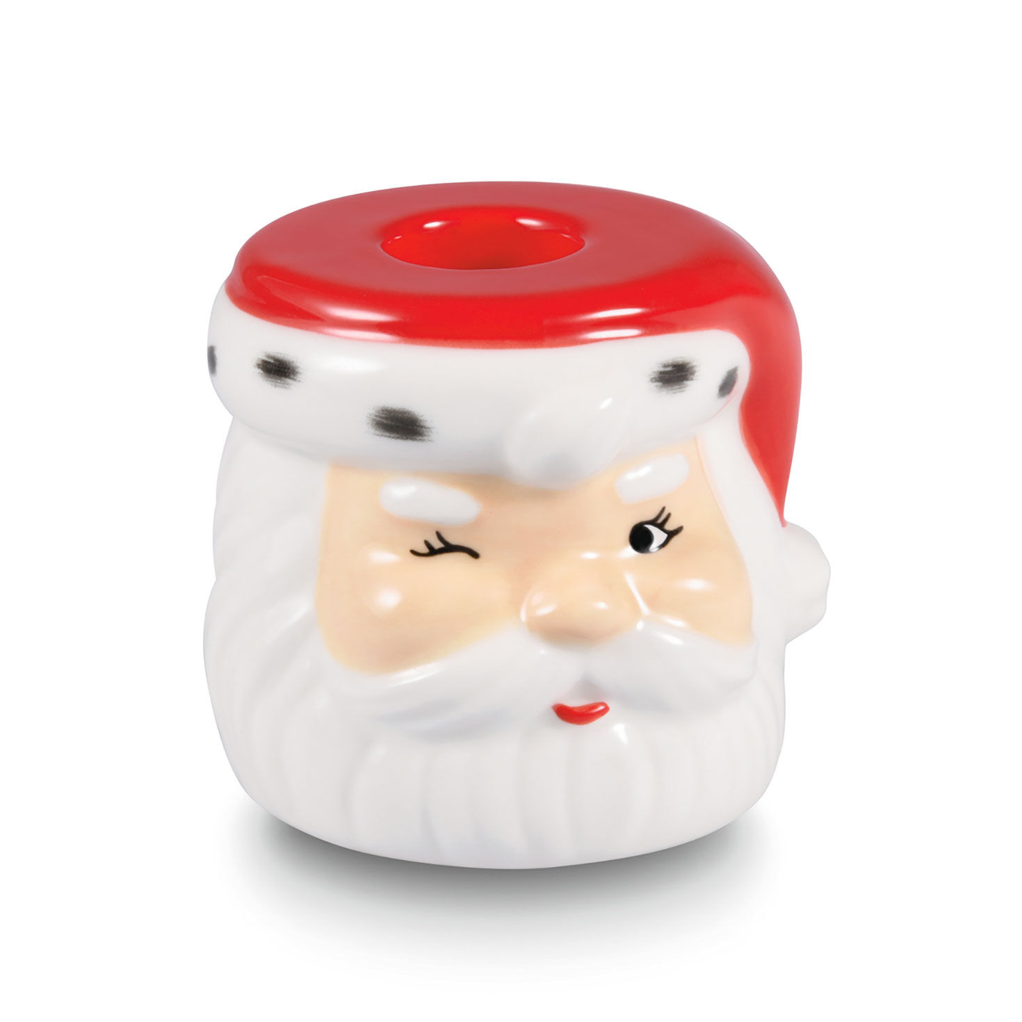 Shaped Santa Taper Candle Holder, 2.5" - Candles | Hallmark