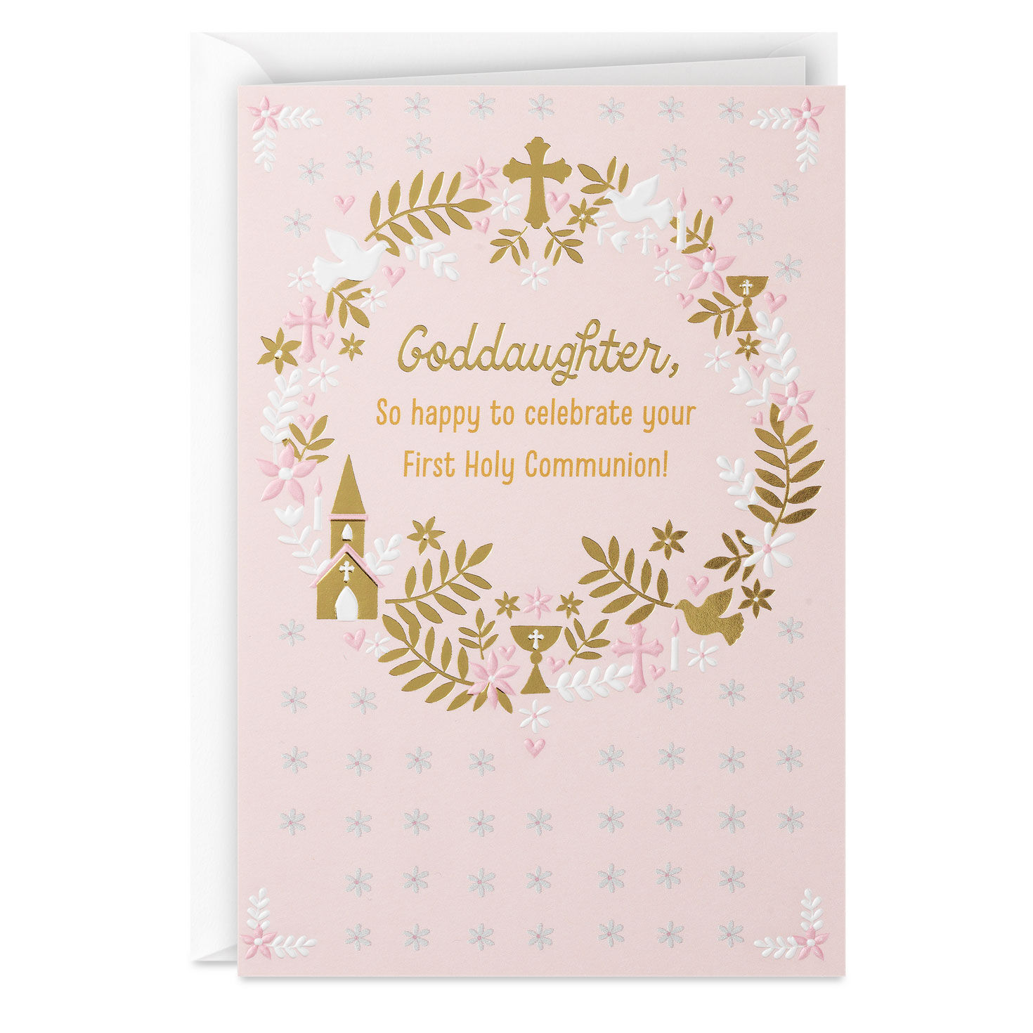 Jesus Loves You First Communion Card for Goddaughter - Greeting Cards ...
