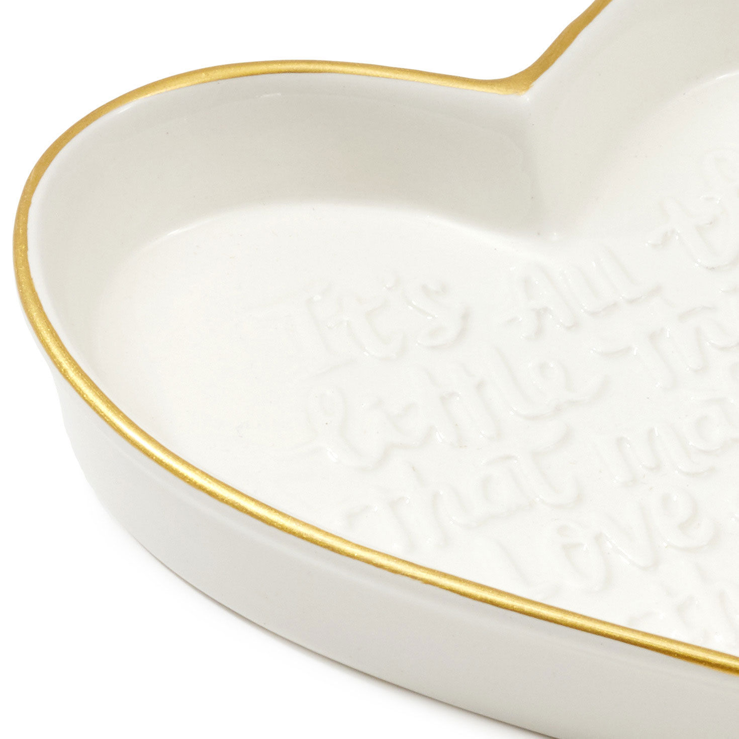 All the Little Things Heart-Shaped Trinket Dish - Trays & Boxes | Hallmark
