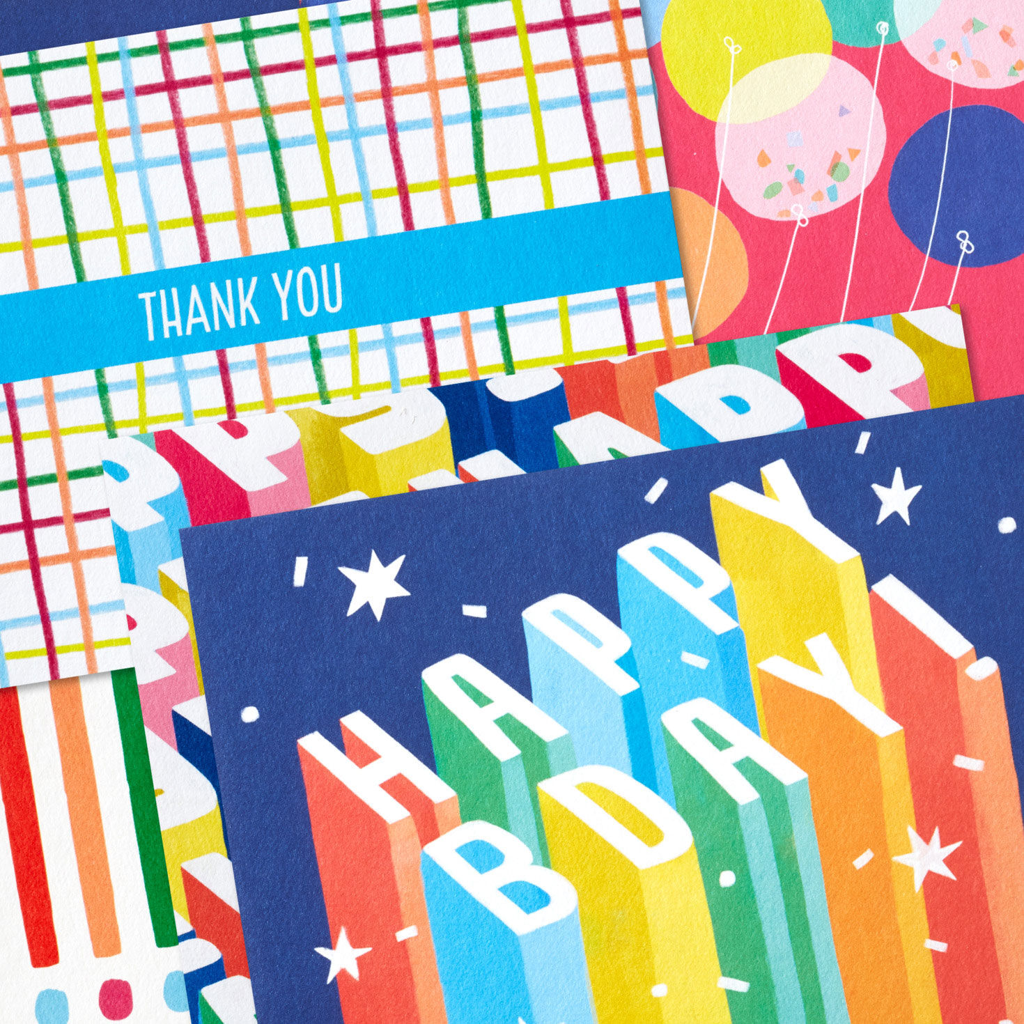 Bright and Cheery Assorted Blank Boxed Notes, Pack of 24 - Note Cards ...