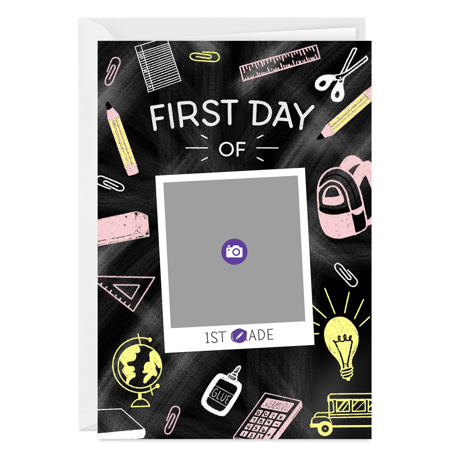 School Design Icons Custom Card for Kid - Greeting Cards | Hallmark