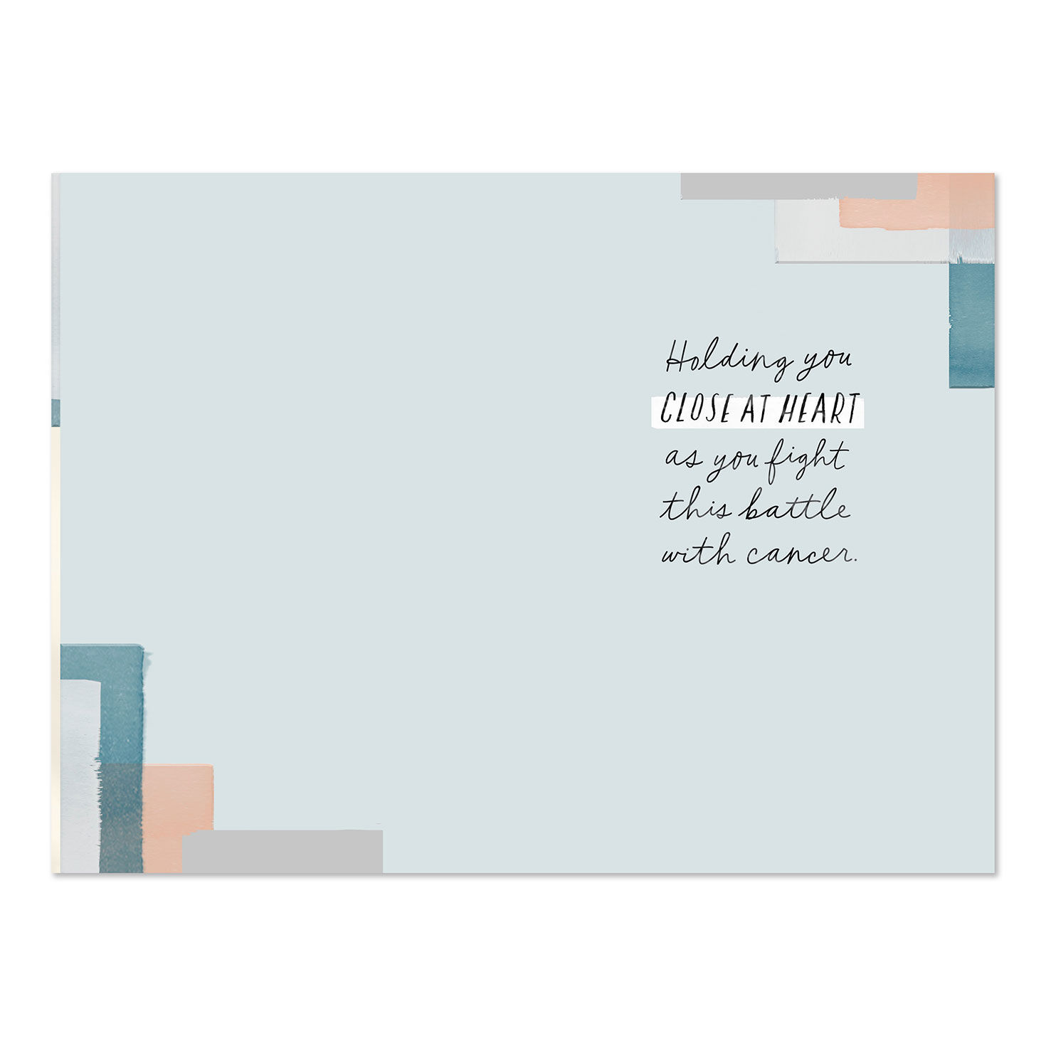 Hold On to Strength, Hope, Love Cancer Support Card - Greeting Cards ...