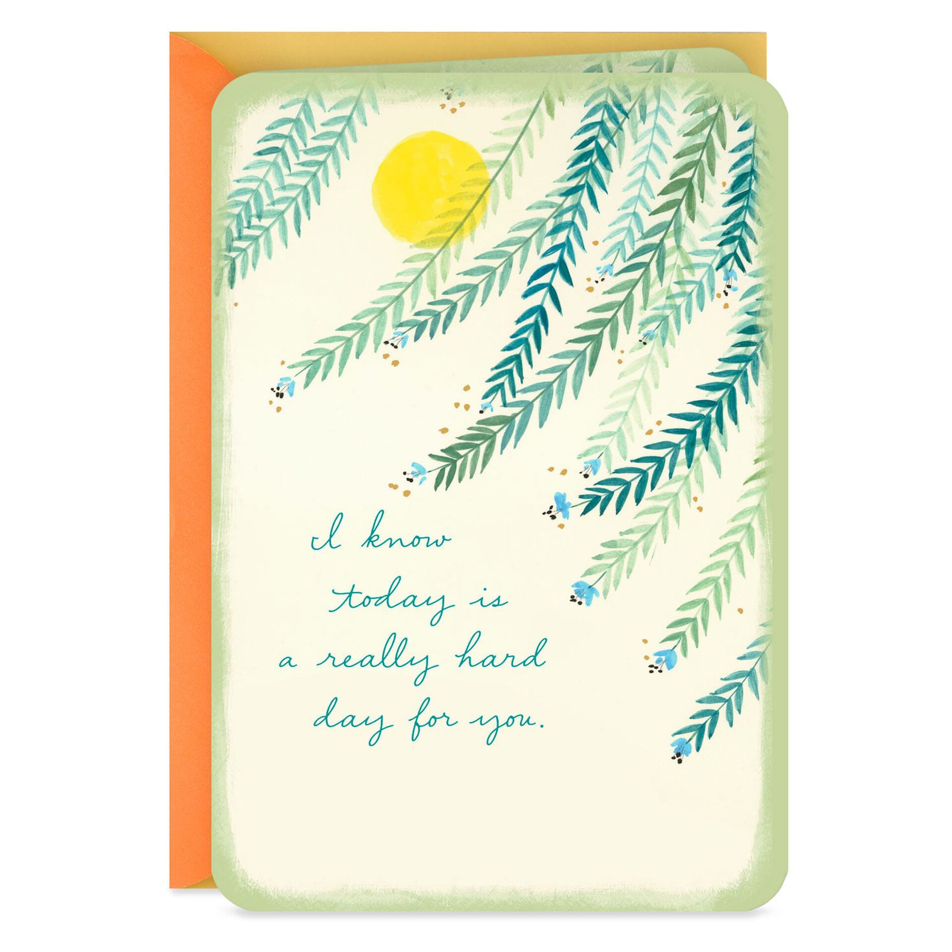 I Know Today Is a Hard Day for You Thinking of You Card - Greeting ...
