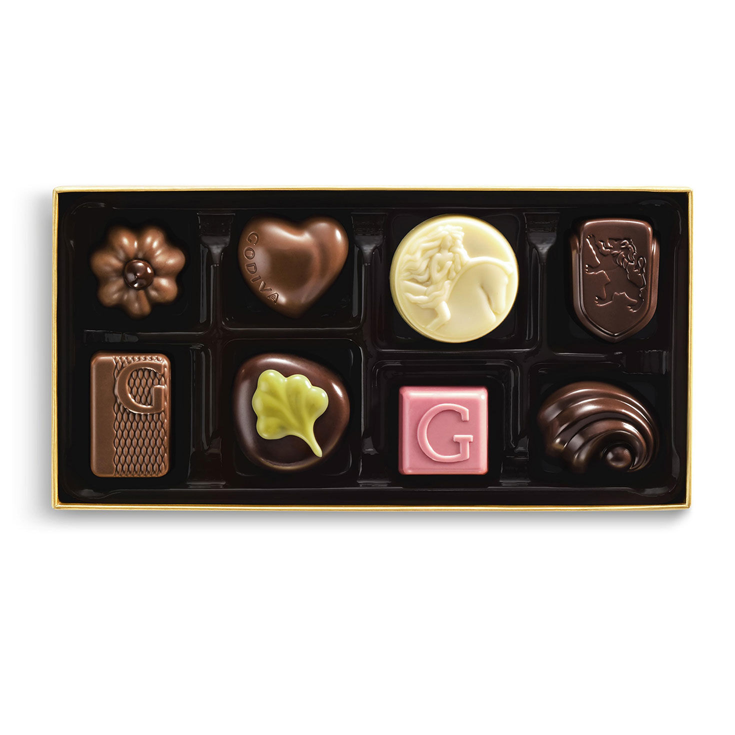 Godiva Assorted Signature Chocolates in Gift Box, 8 Pieces - Chocolate ...