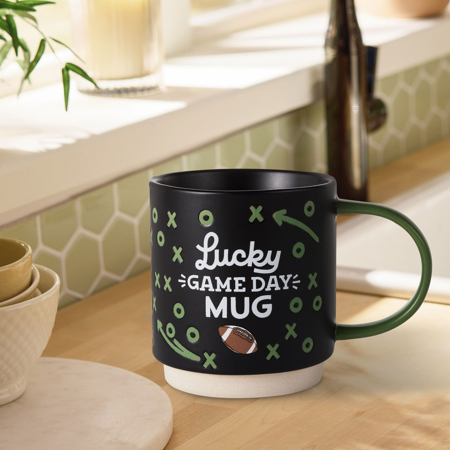 Lucky Game Day Football Mug, 16 oz. - Mugs | Hallmark