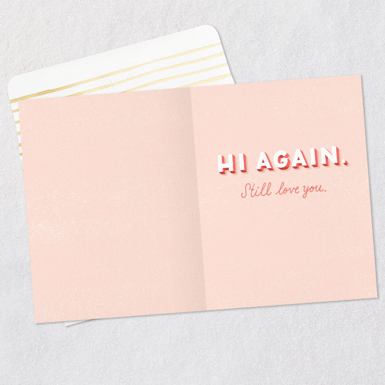 Hello Hi Again Love Card - Greeting Cards | Hallmark