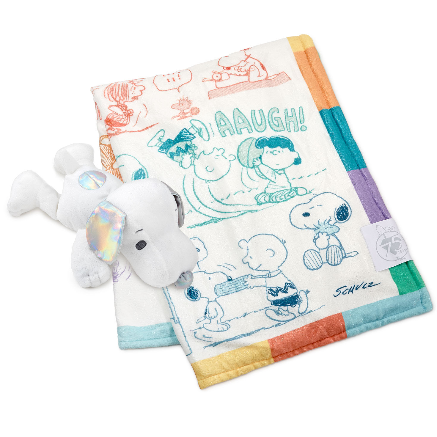 Peanuts® Snoopy Snuggles 75th Anniversary Gift Set - Classic Stuffed ...
