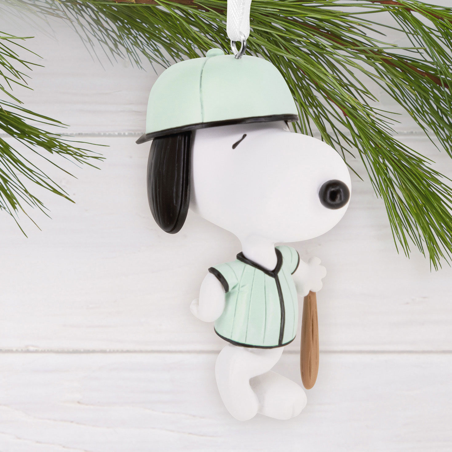 Peanuts® Snoopy Baseball Player Hallmark Ornament - Hallmark Ornaments ...