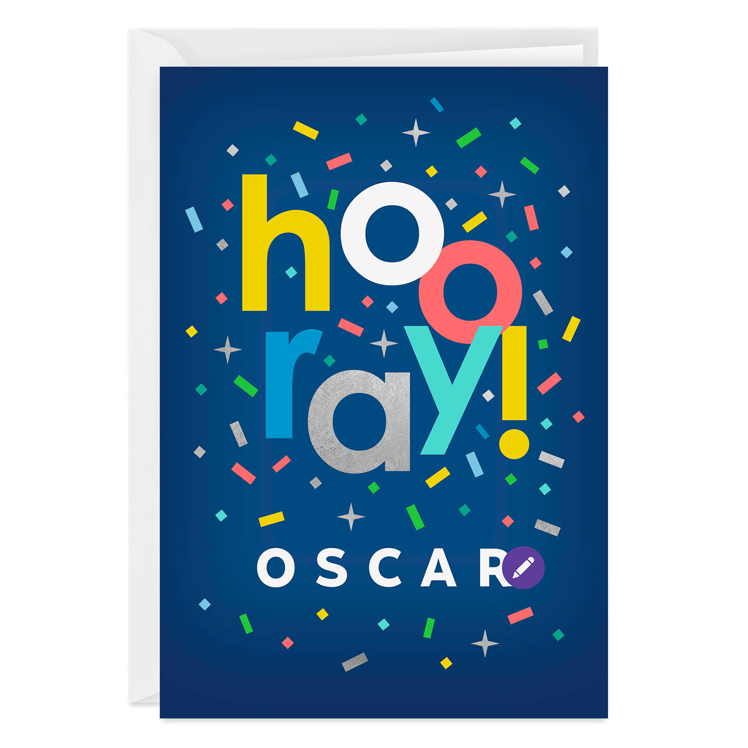 Personalized Hooray Celebration Card - Greeting Cards | Hallmark