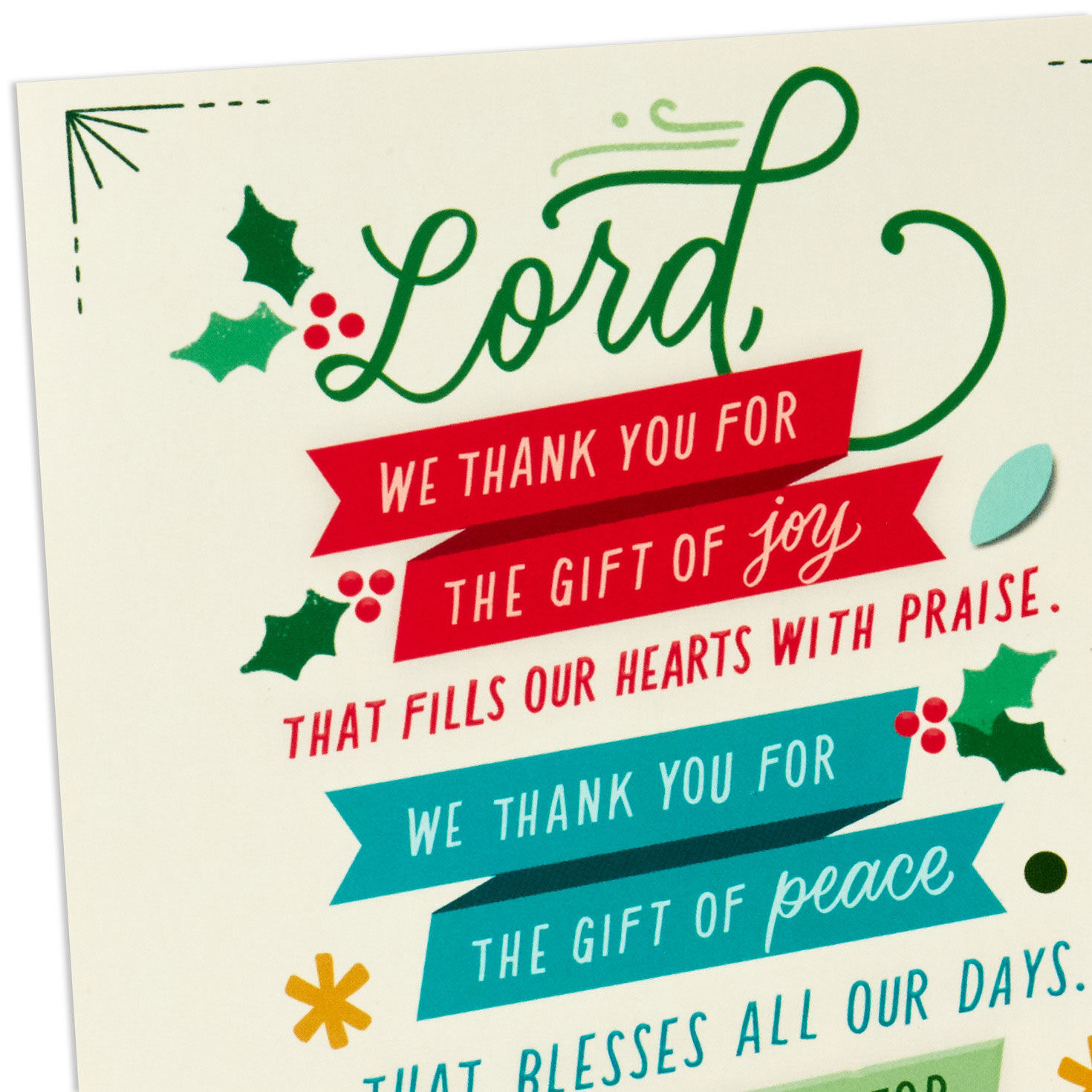 DaySpring Thankful Prayer Boxed Christmas Cards, Pack of 16 - Boxed ...