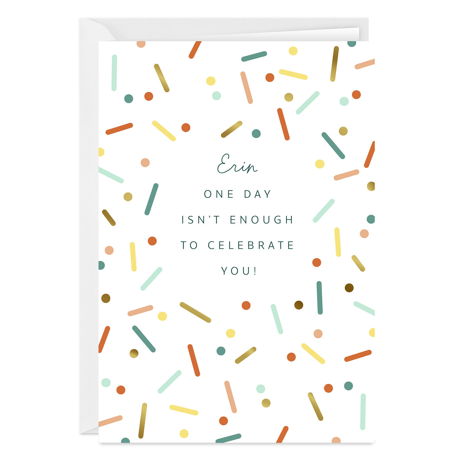 Colorful Confetti Custom Card - Greeting Cards | Hallmark