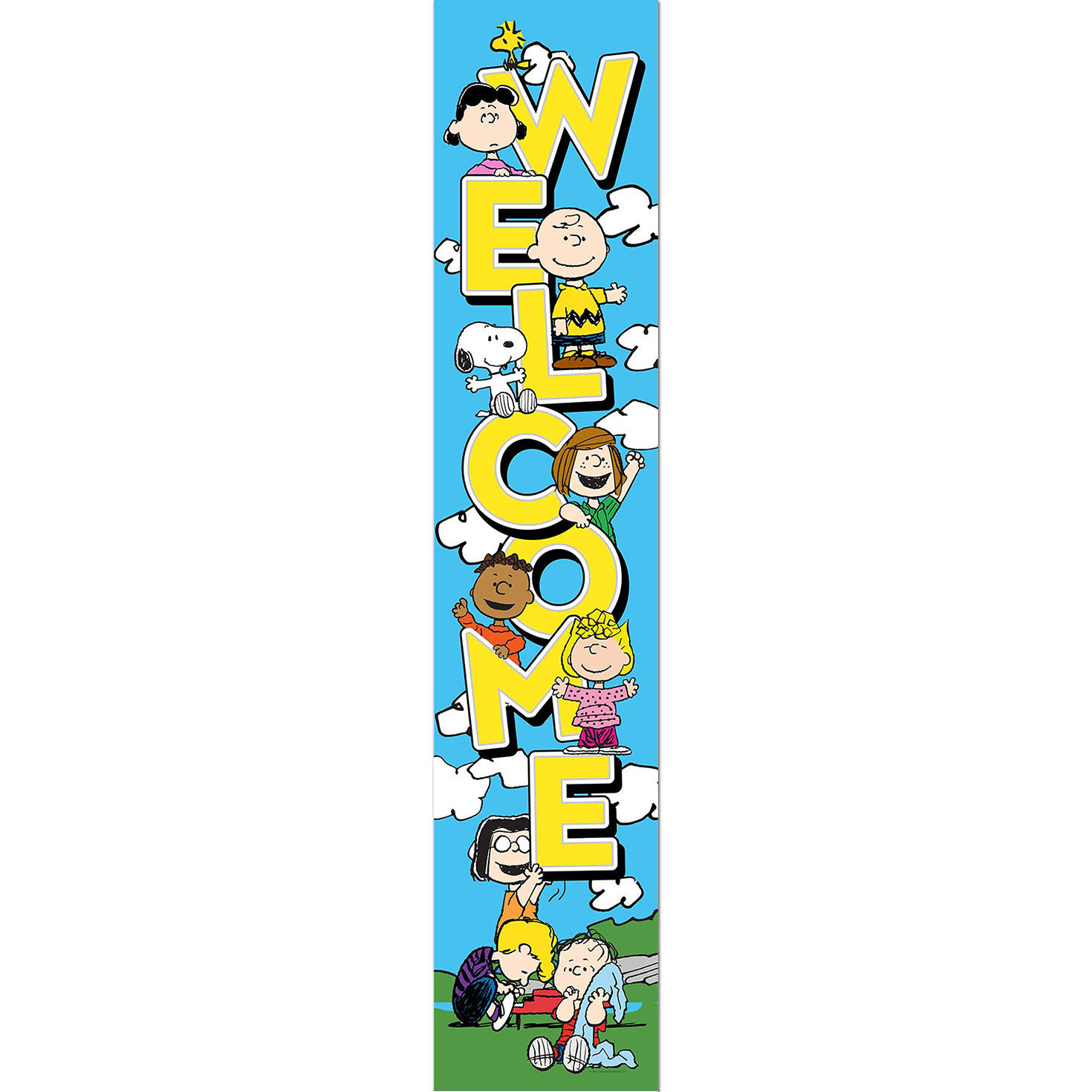 Spoontiques Peanuts Welcome Porch Sign, 40" - Garden & Artificial ...