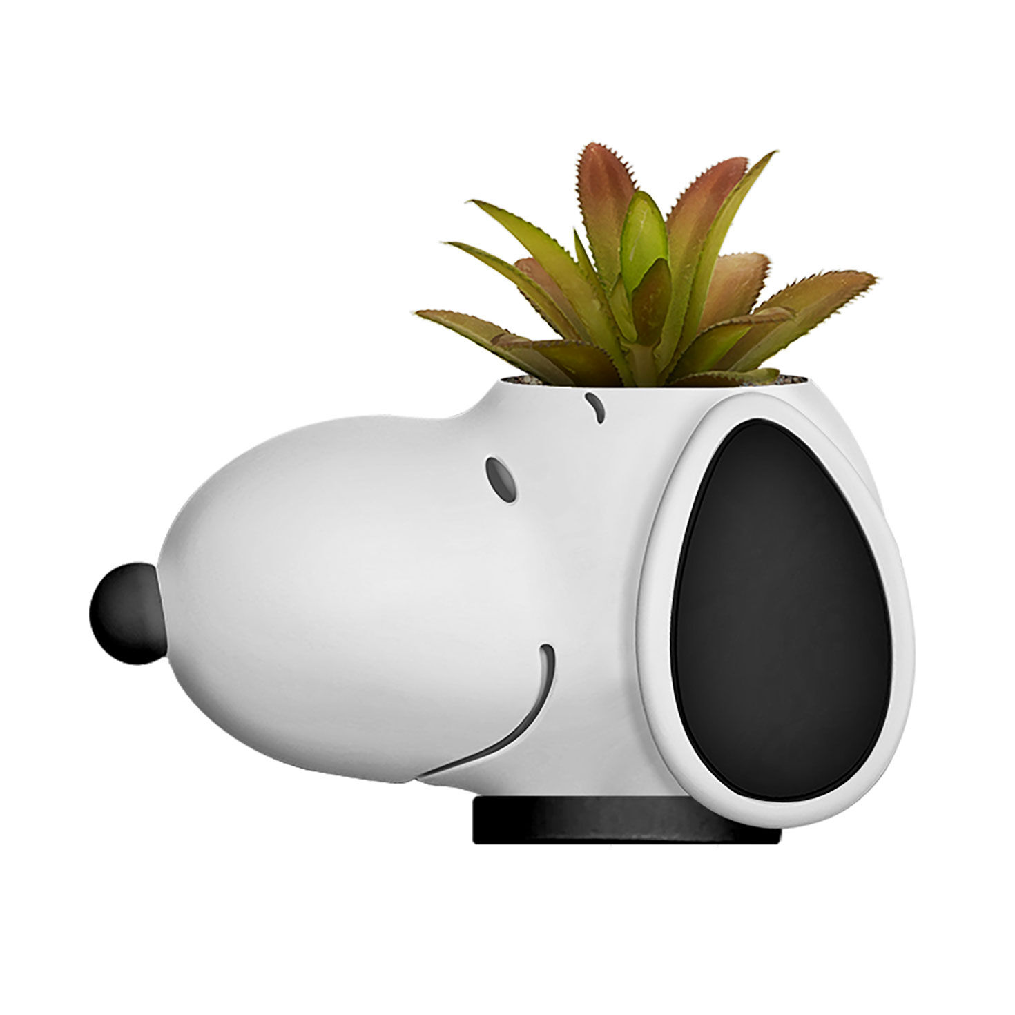 Silver Buffalo Peanuts Mini Snoopy Face Planter - Garden & Artificial ...