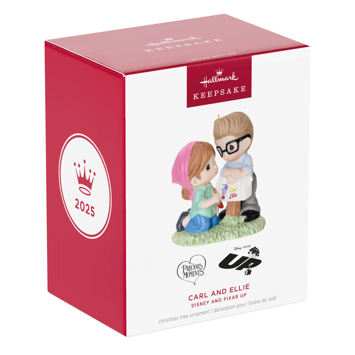 Disney/Pixar Precious Moments Up Carl and Ellie Porcelain Ornament - Keepsake Ornaments | Hallmark