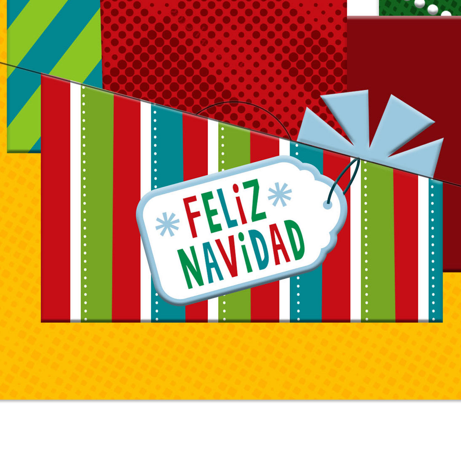 Santa Brings Good News Spanish-Language Money Holder Christmas Card ...