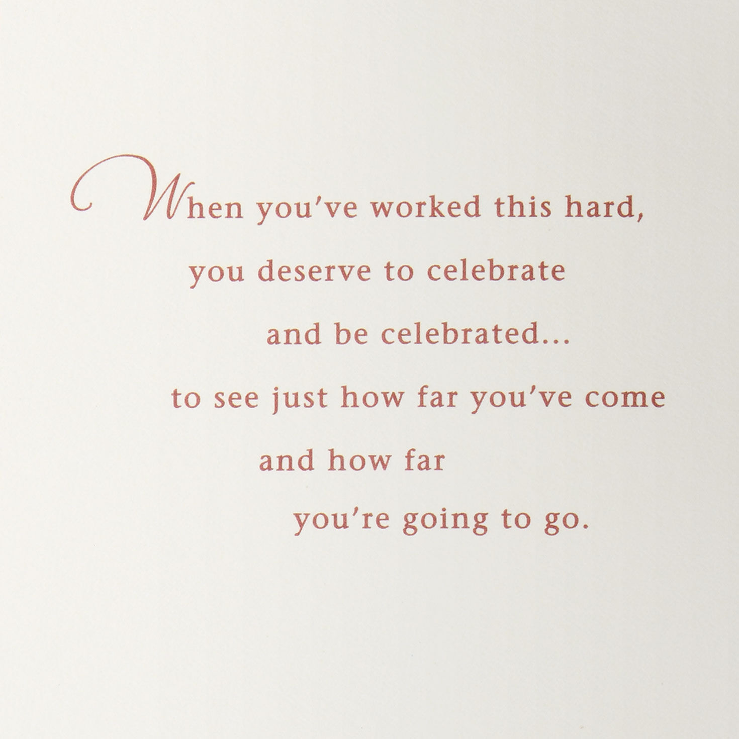 You Worked Hard for This Achievement Congratulations Card - Greeting ...