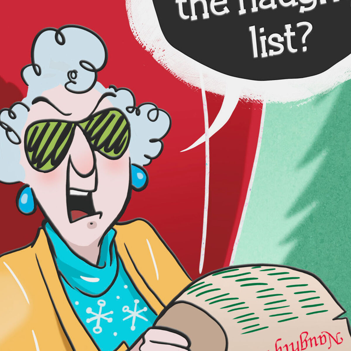 Maxine™ Naughty List Christmas Card Greeting Cards Hallmark
