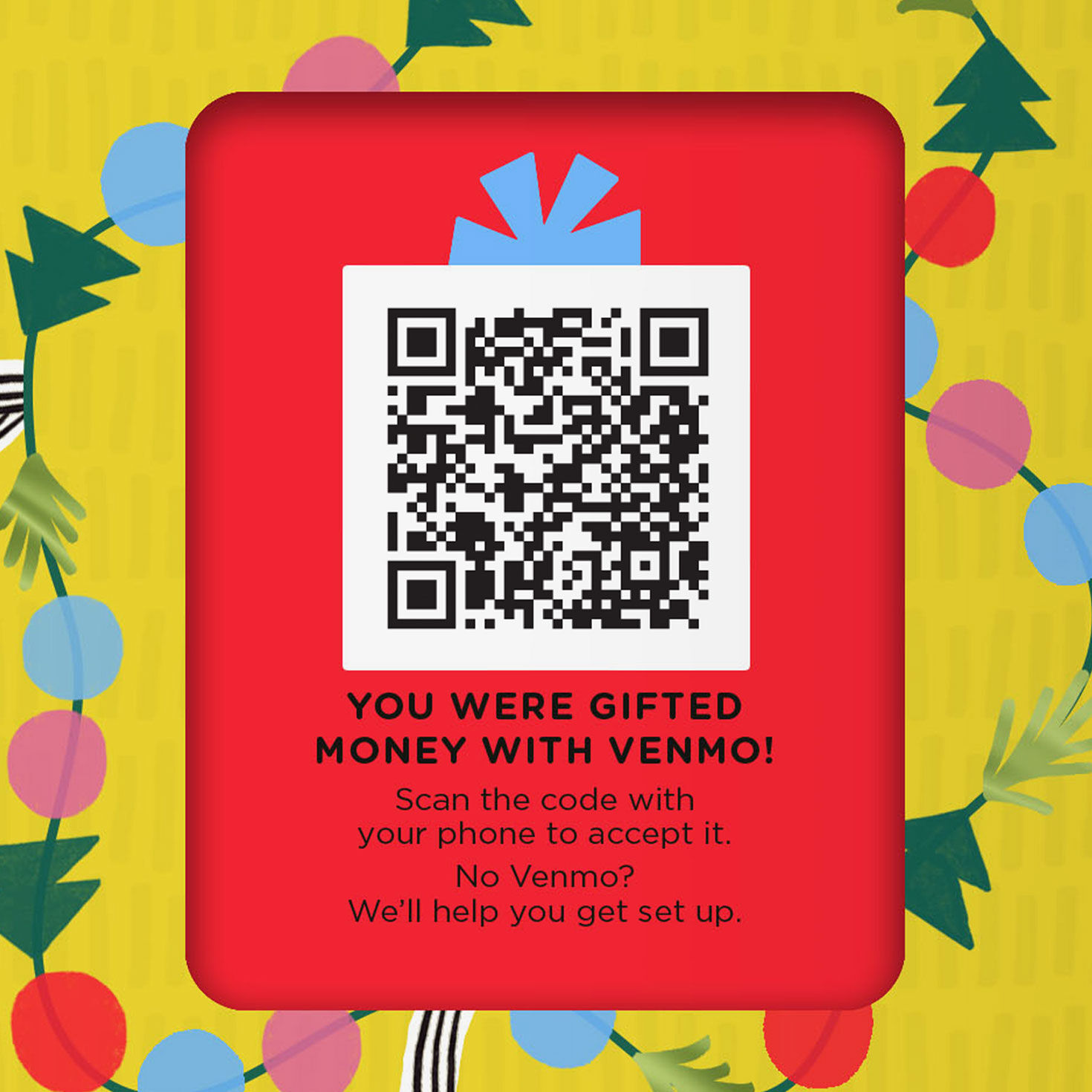 Merry Christmas With Love Venmo Christmas Card - Greeting Cards | Hallmark