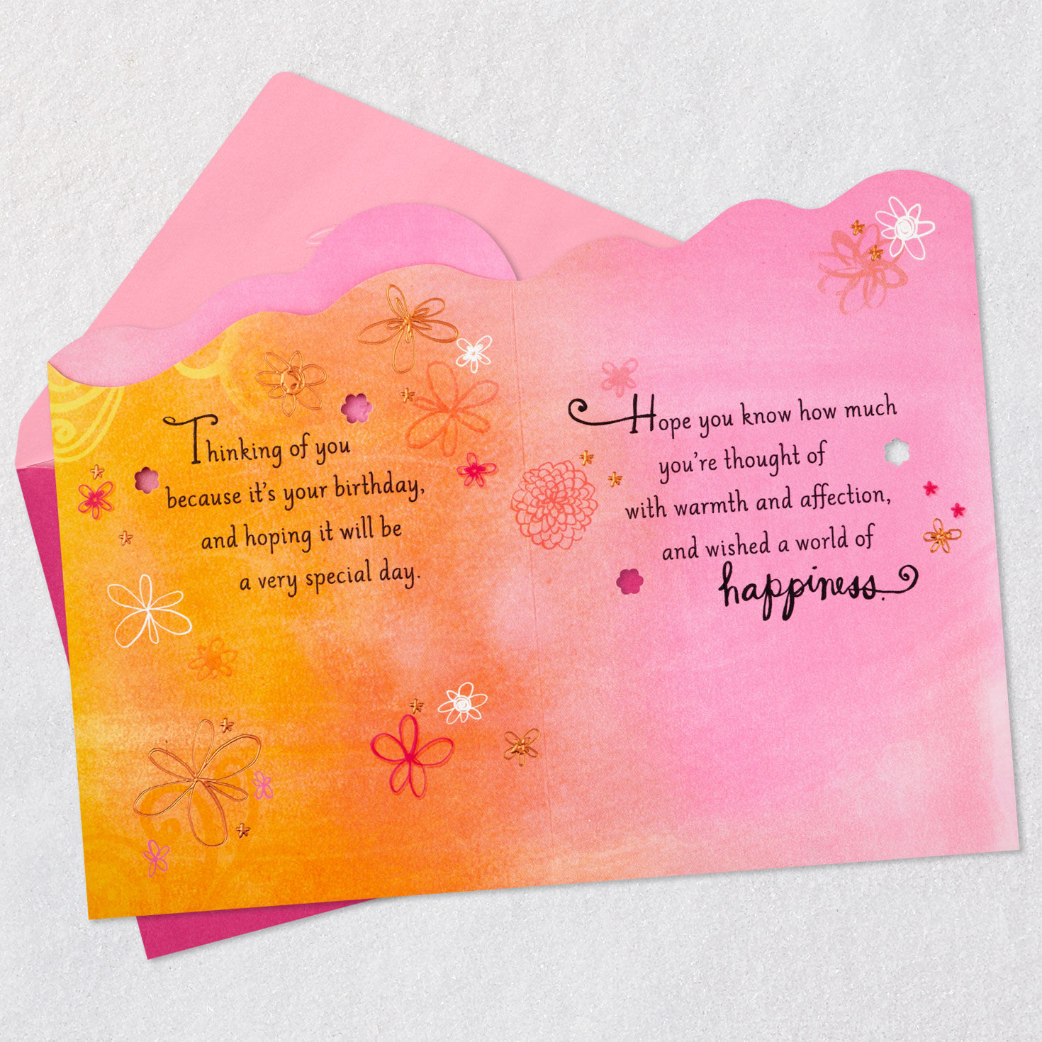 With Warmth And Affection Birthday Card For Aunt Greeting Cards Hallmark
