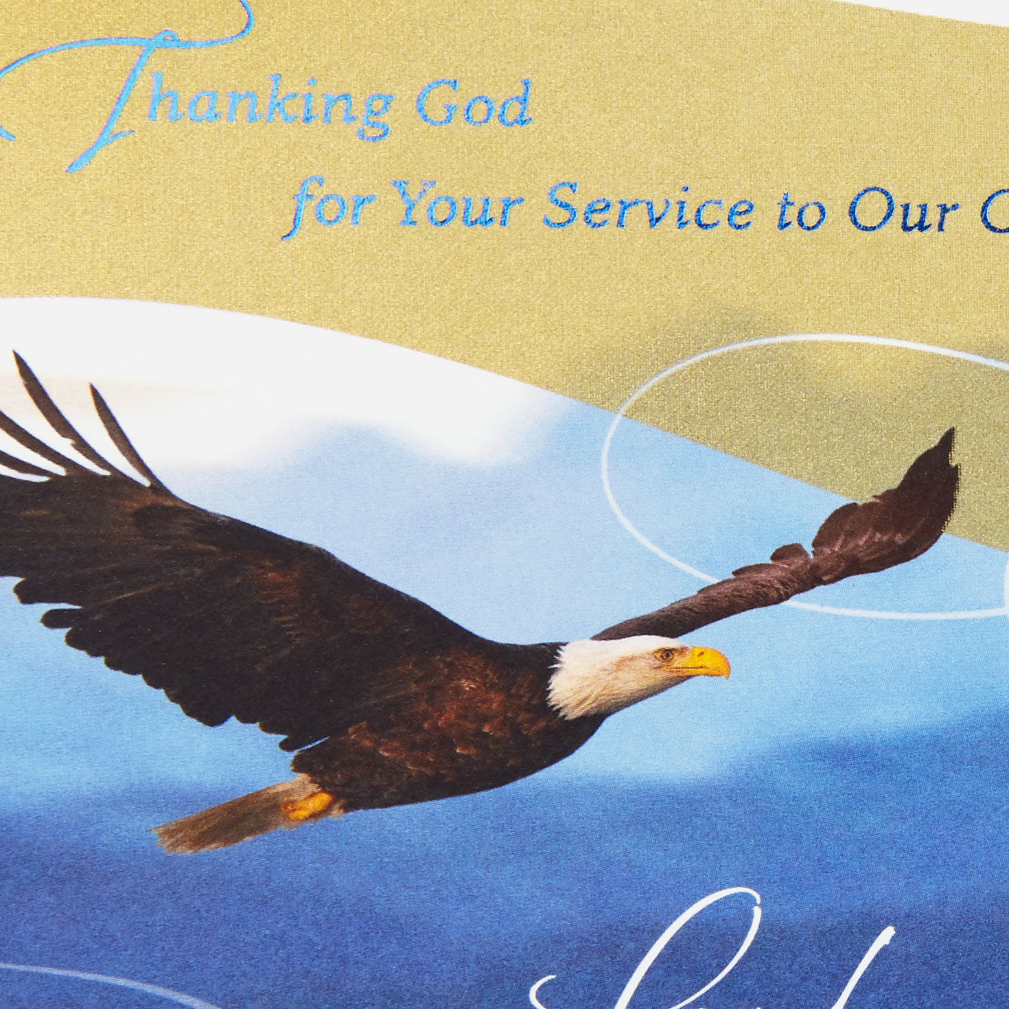 Thanking God for Your Service Religious Veterans Day Card - Greeting ...
