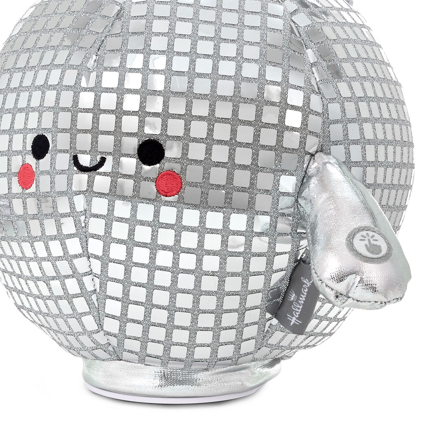 Spinning Disco Ball Plush With Sound and Motion, 8" - Interactive ...