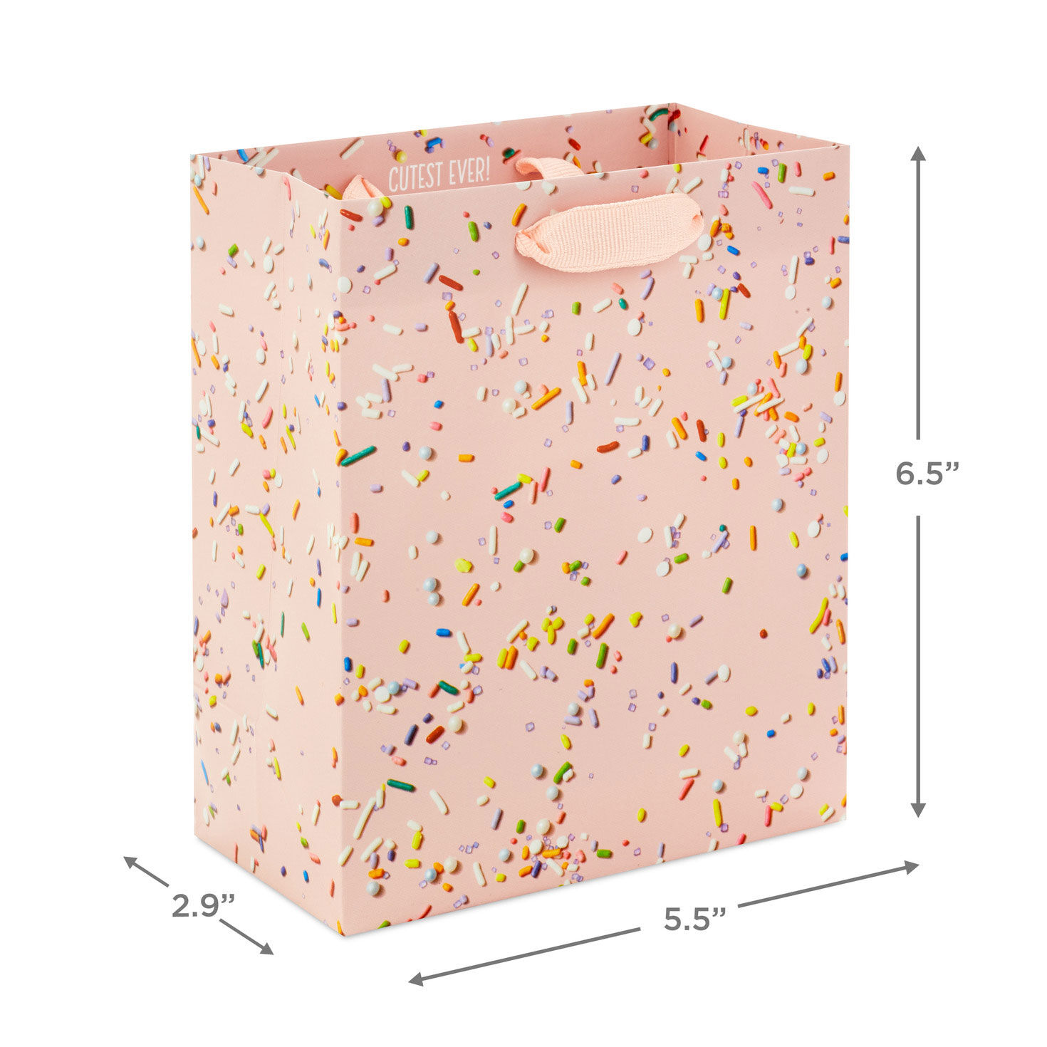 6.5" Sprinkles on Pink Small Gift Bag - Gift Bags | Hallmark