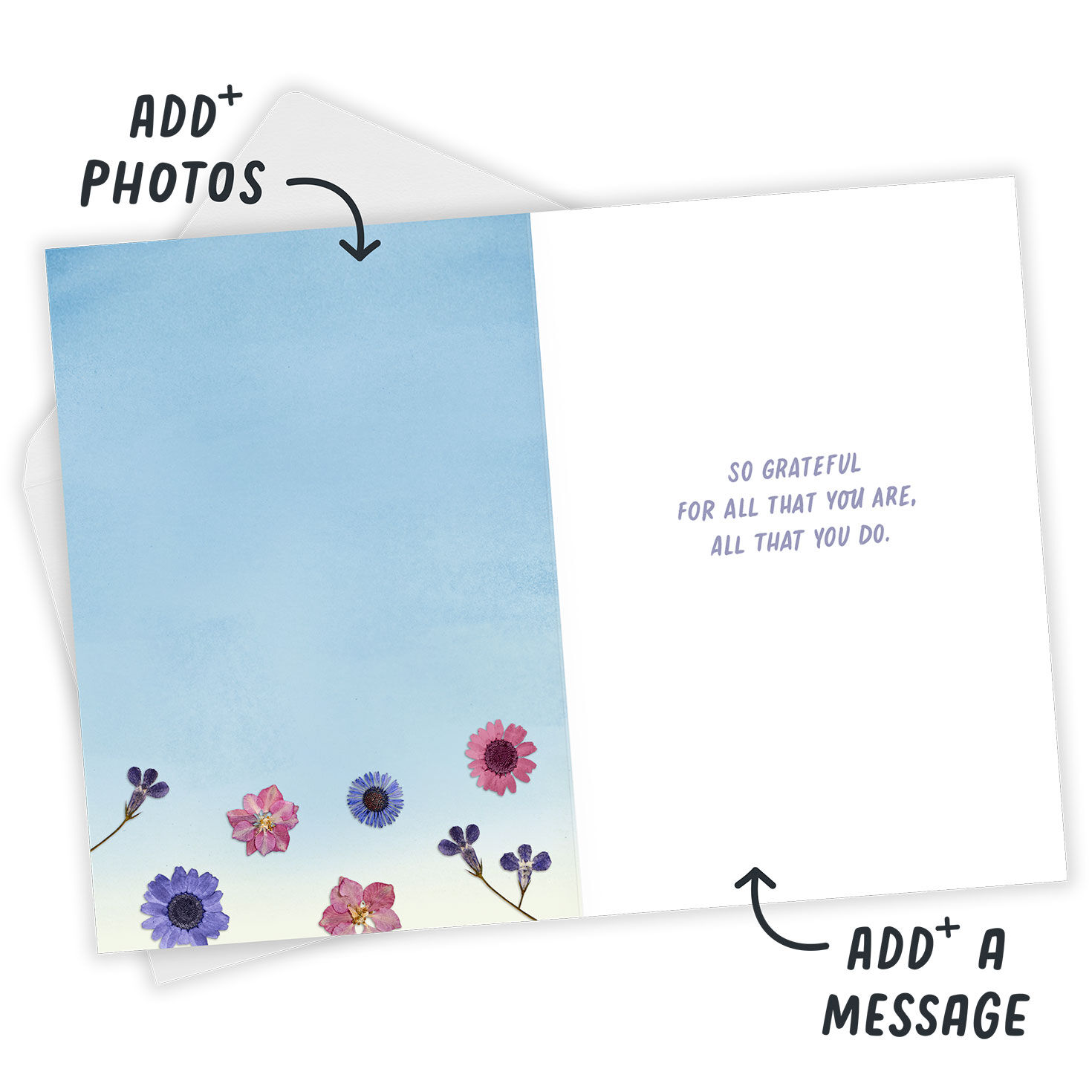 Good Deeds Blossom Custom Thank You Card - Greeting Cards | Hallmark