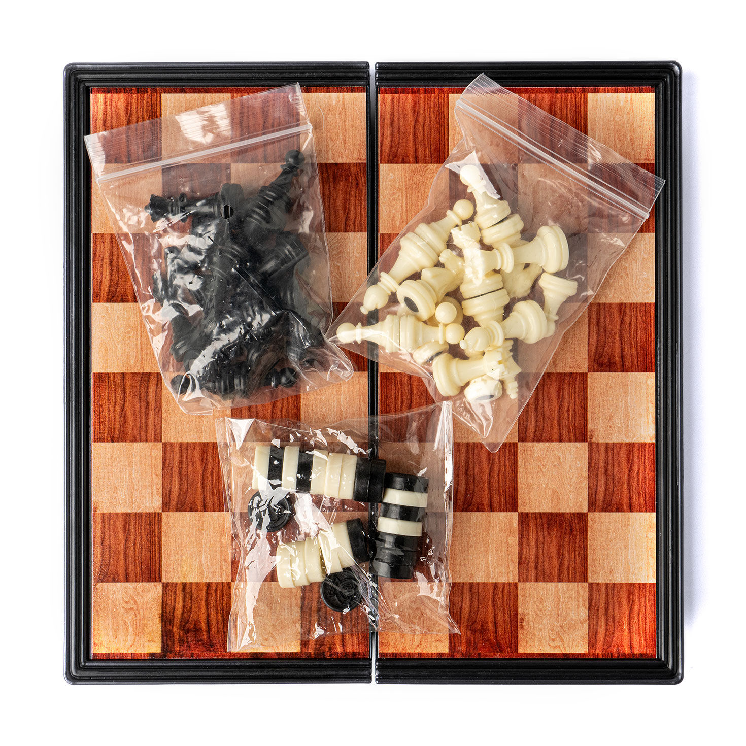 Bunk House King of the Hill Magnetic Travel Chess and Checkers Set ...