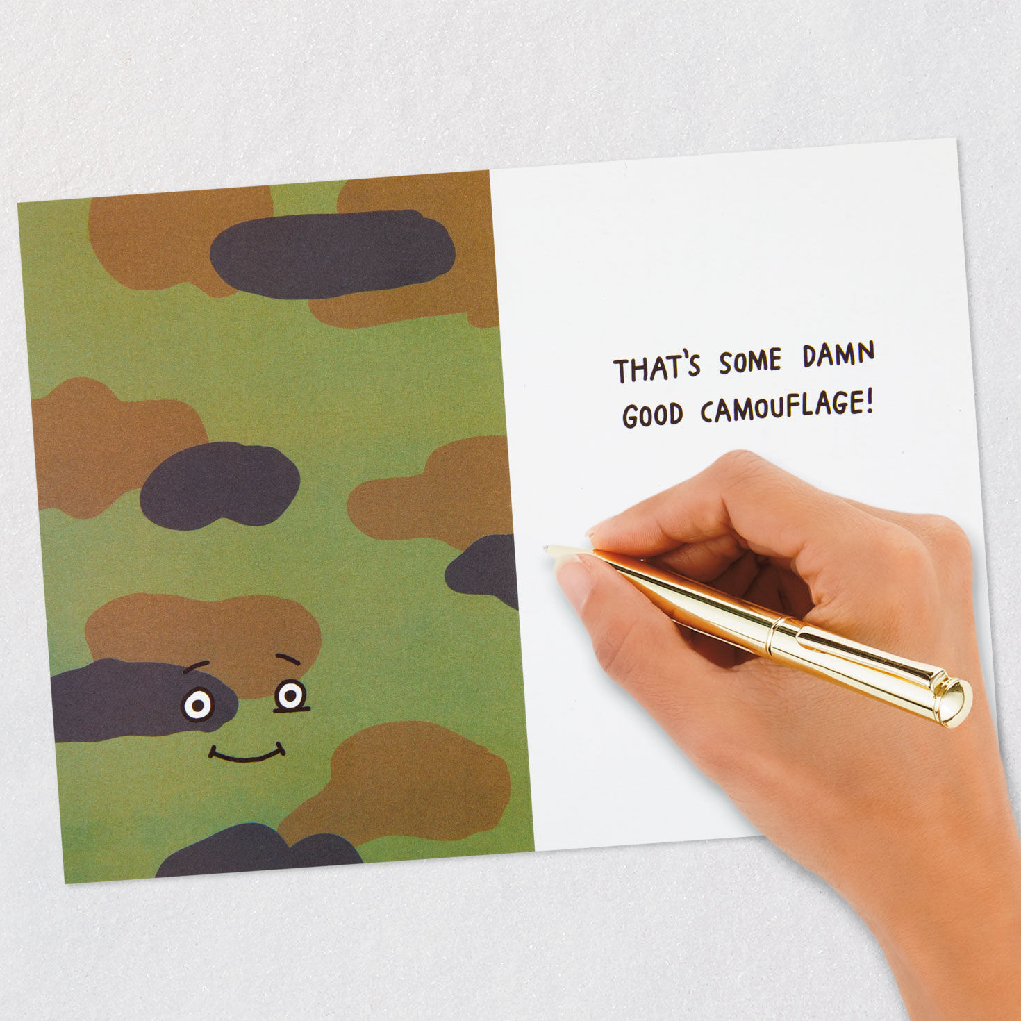 Damn Good Camouflage Funny Birthday Card - Greeting Cards | Hallmark
