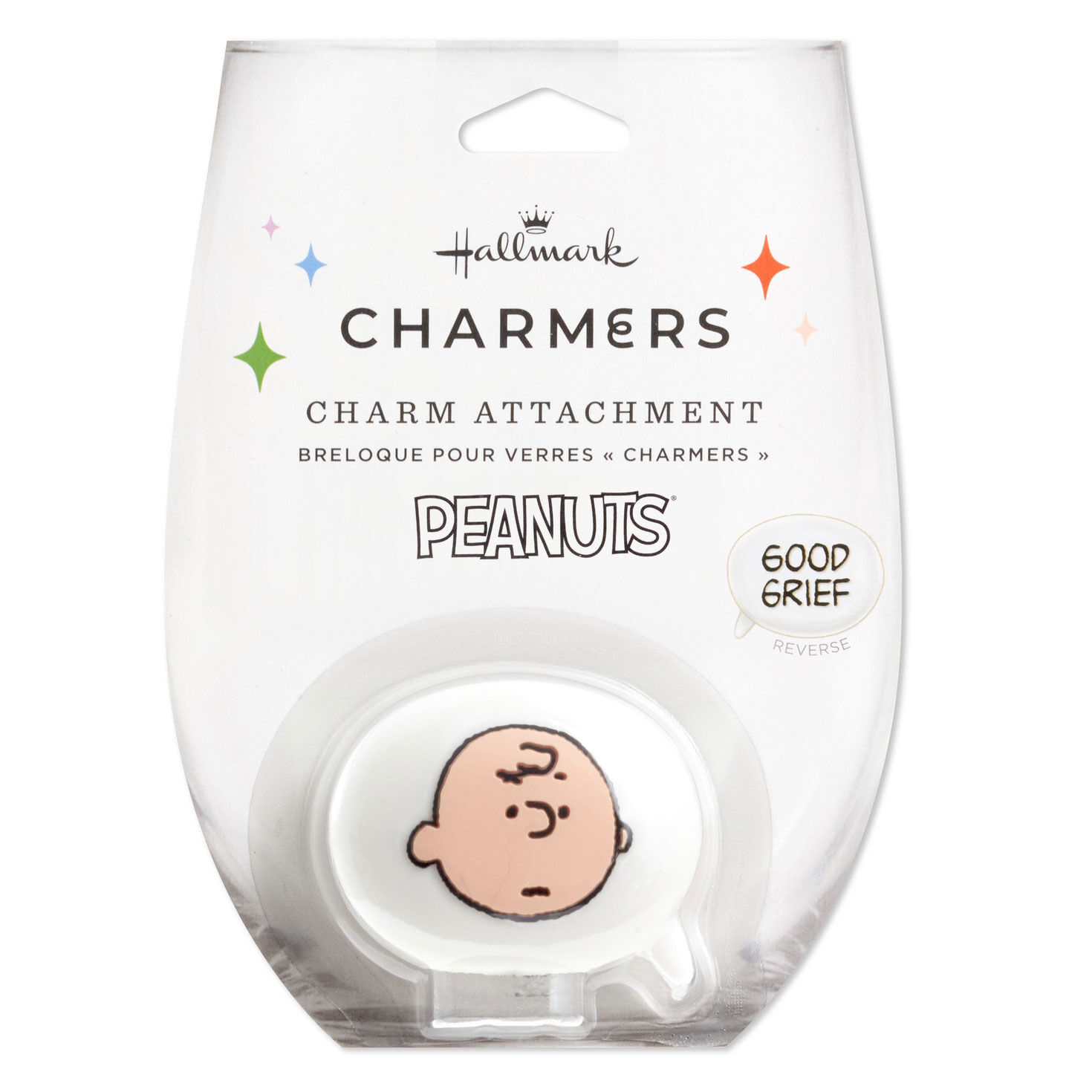 Peanuts® Charlie Brown Charmers Word Bubble Silicone Charm - Wine ...