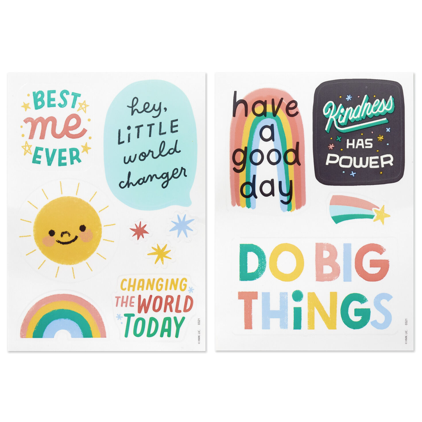 Little World Changers™ Kindness Repositionable Stickers, Pack of 12 ...