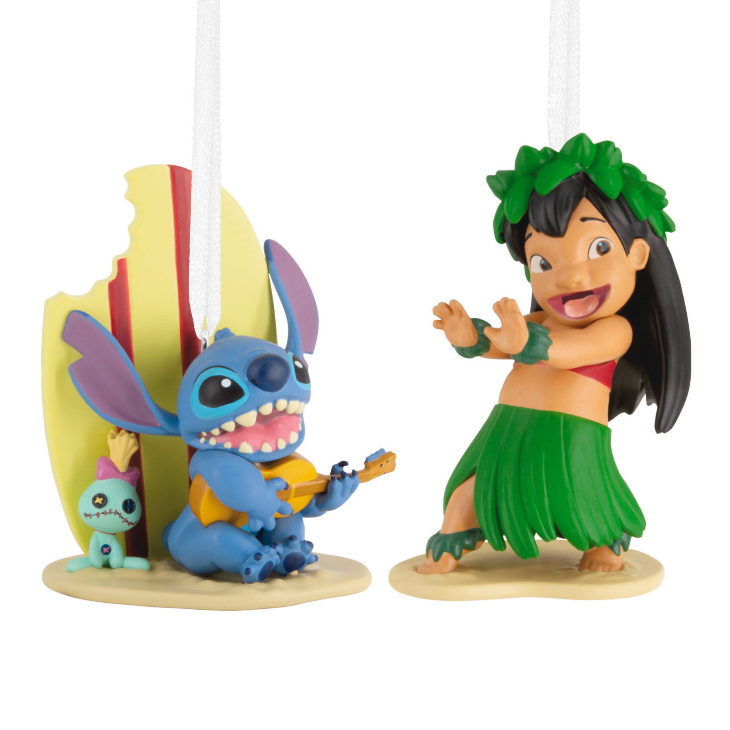 Disney Lilo & Stitch Hallmark Ornaments, Set of 2 - Hallmark Ornaments ...