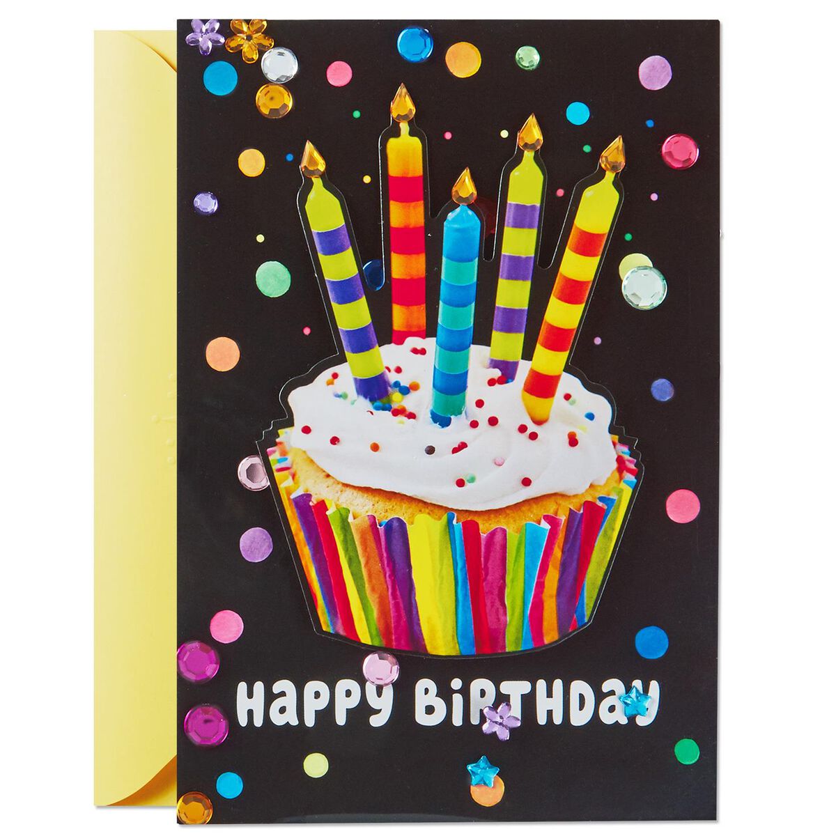Cupcake Sprinkles Musical Birthday Card Greeting Cards Hallmark cupcake-sprinkles-musical-birthday-card-greeting-cards-hallmark