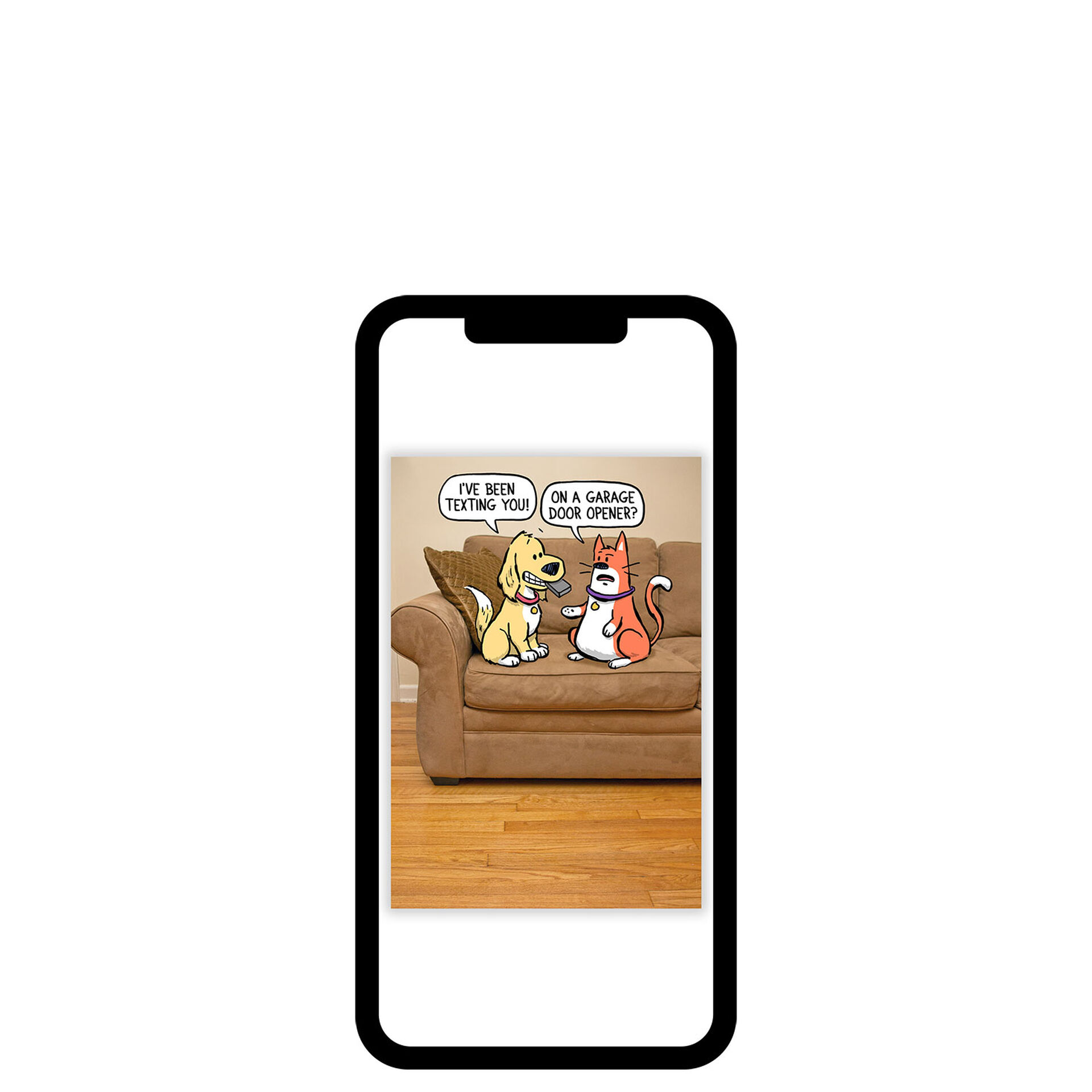 Dog Texting Cat Funny Birthday eCard - eCards - Hallmark