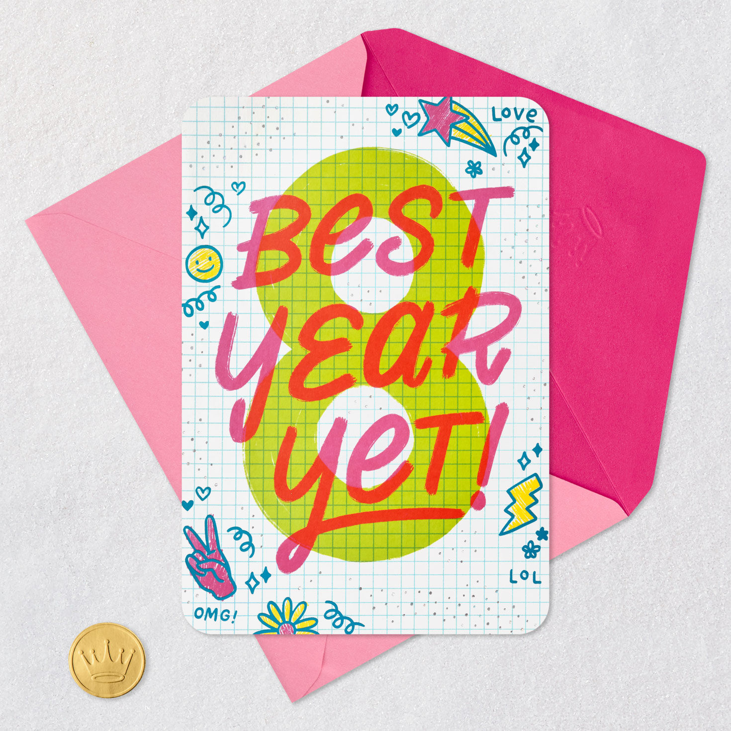 Best Year Yet 8th Birthday Card - Greeting Cards | Hallmark