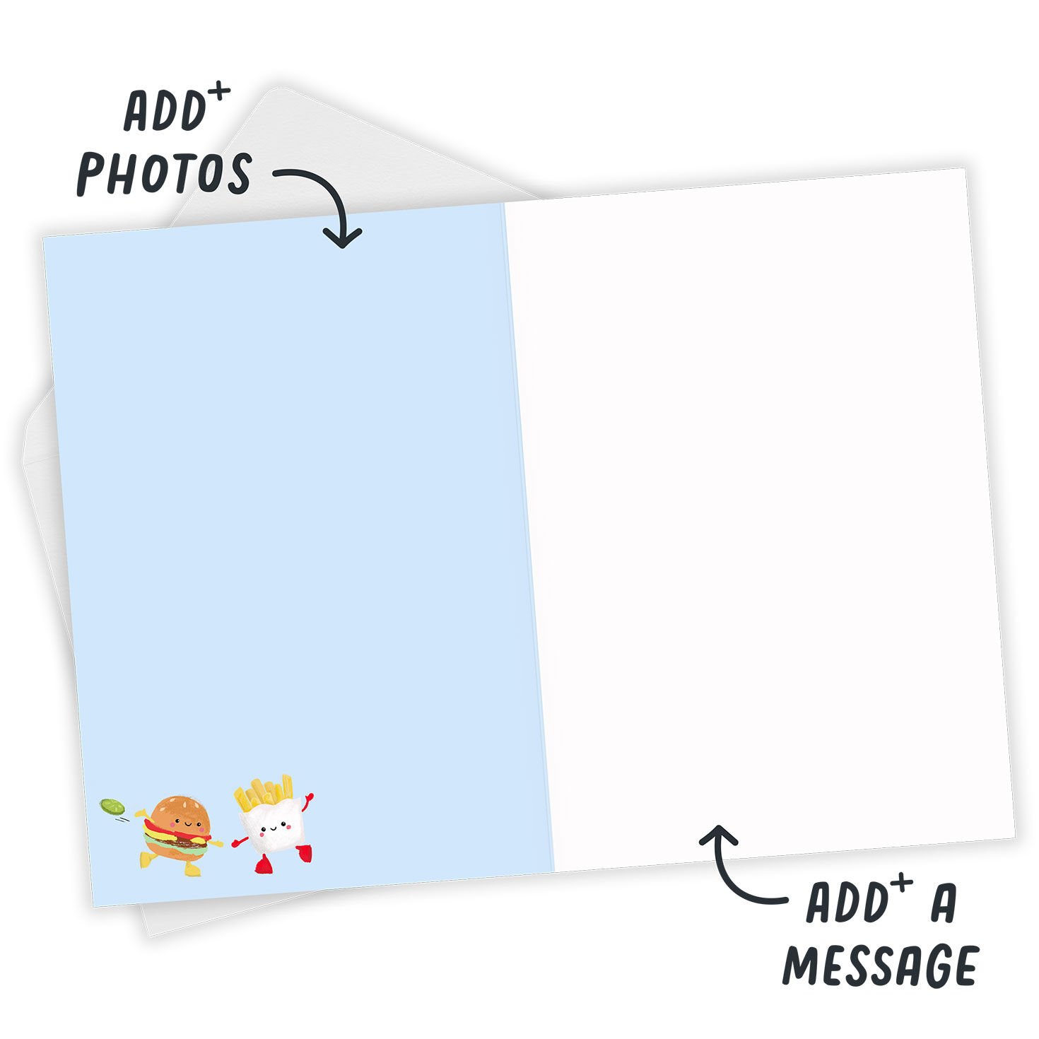 Saucy Burger and Fries Custom Card - Greeting Cards | Hallmark