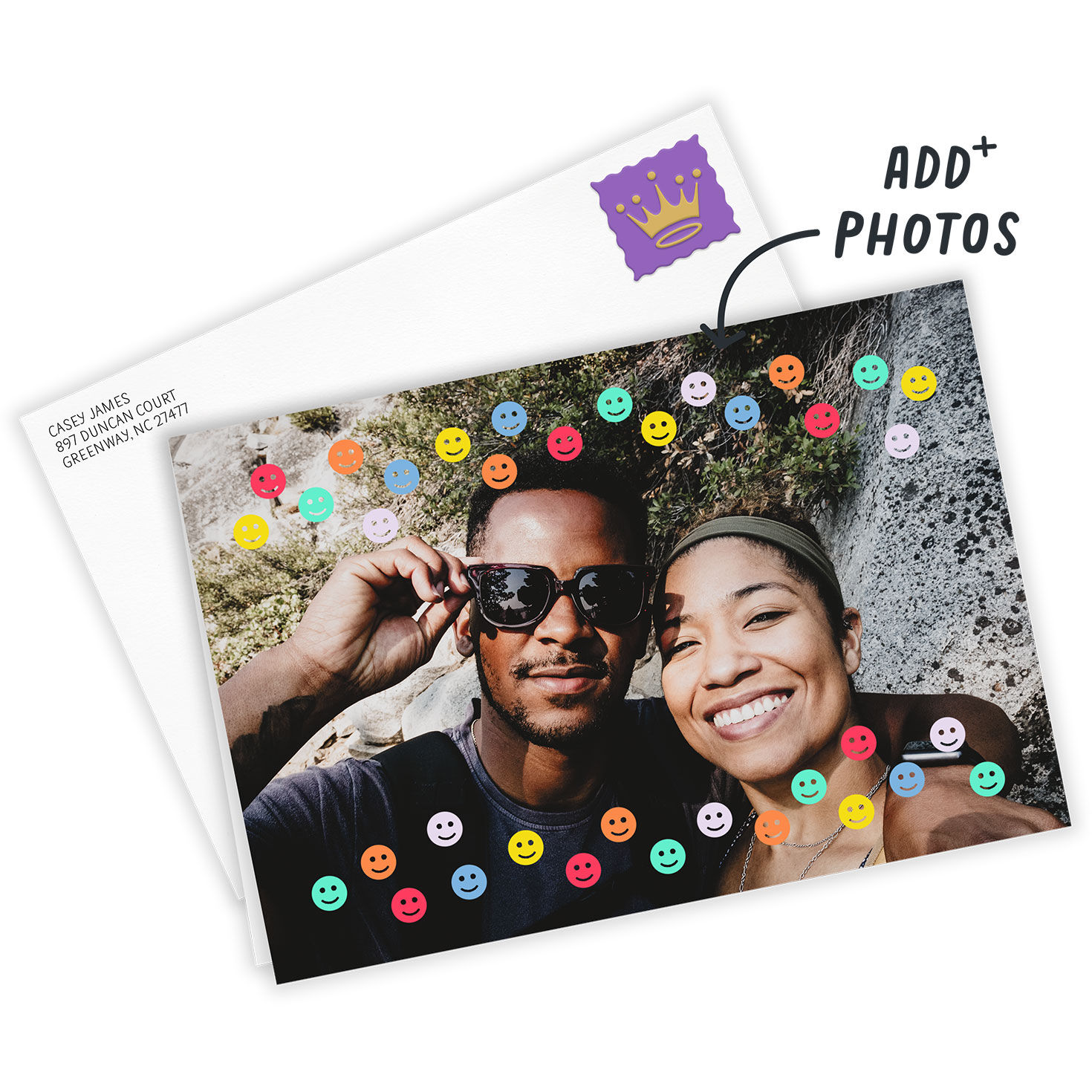 Personalized Smiley Face Photo Card - Greeting Cards | Hallmark