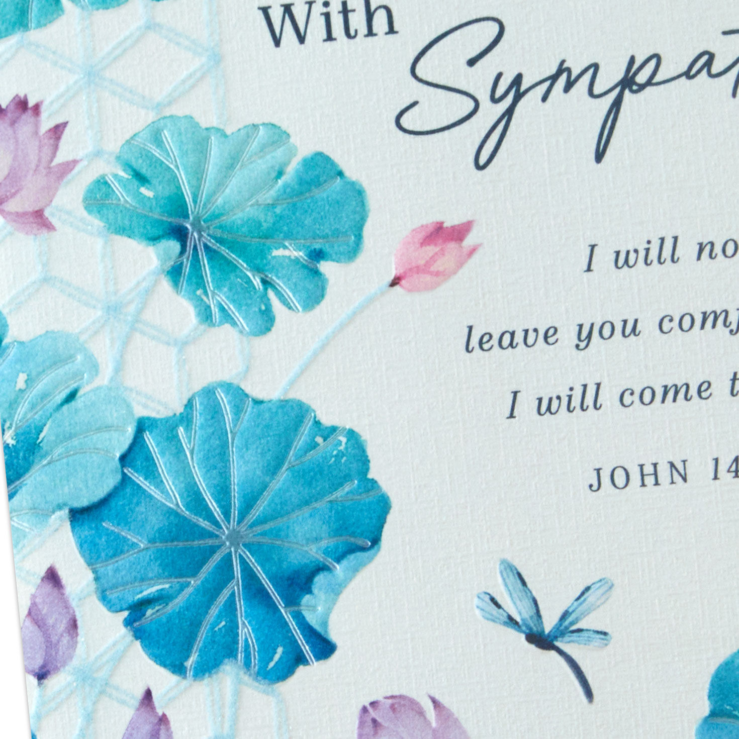 Peace, Comfort and Caring Religious Sympathy Card - Greeting Cards ...