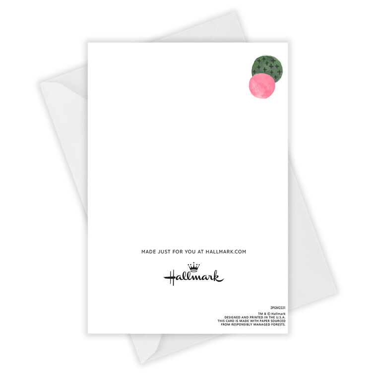 Pretty Pink Cake Custom Birthday Card Greeting Cards Hallmark