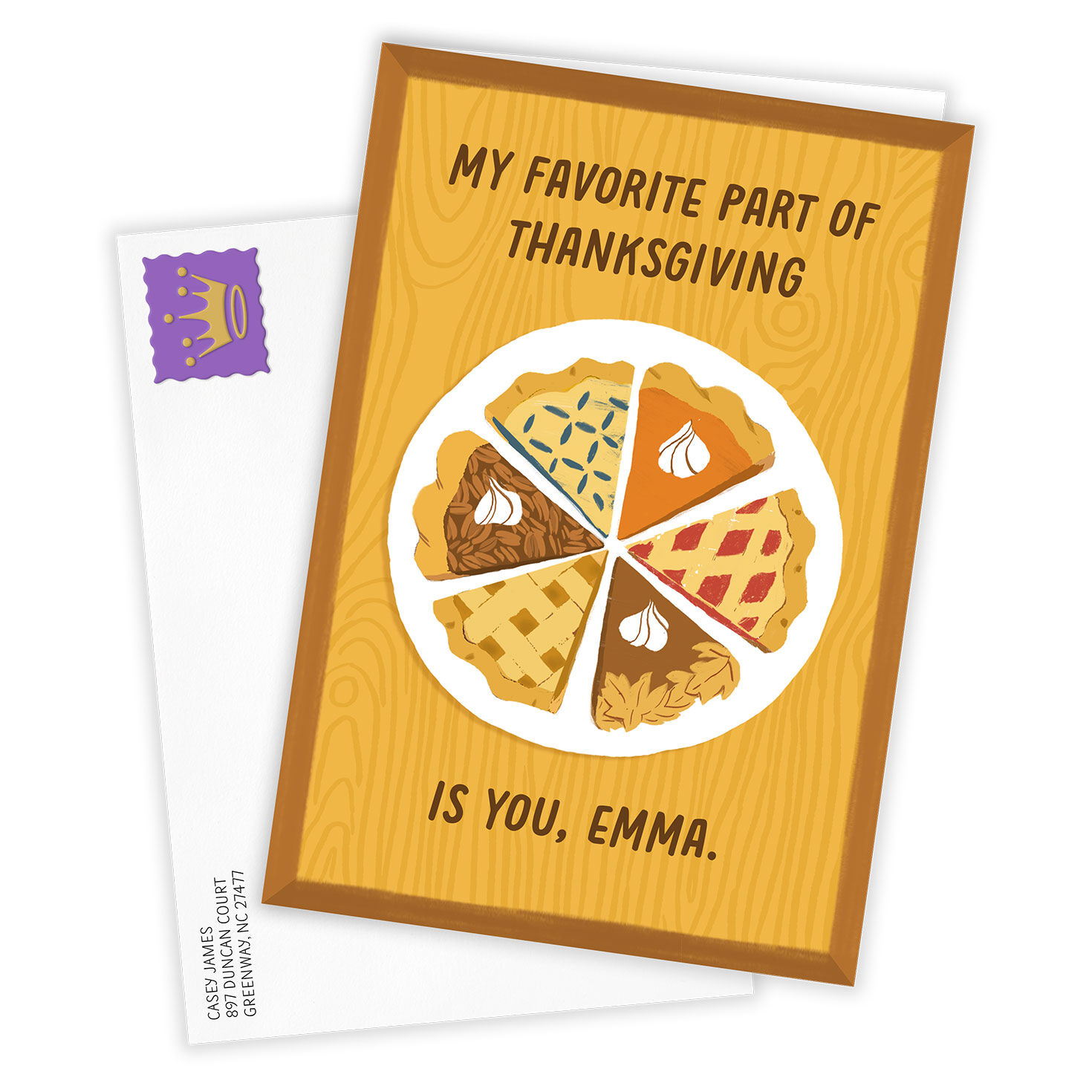 You're Better Than Pie Custom Thanksgiving Card - Greeting Cards | Hallmark