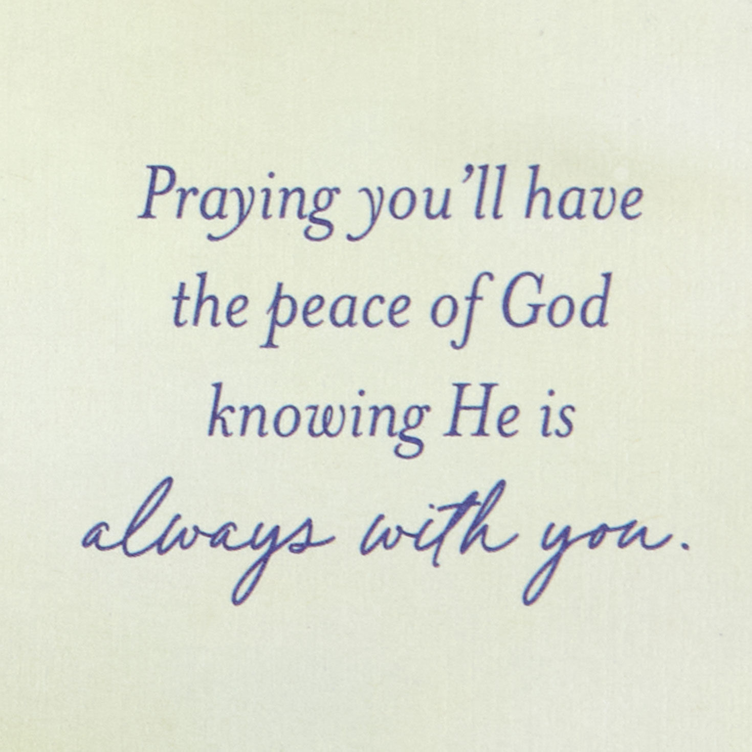 Always Believe, Trust and Hope Religious Encouragement Card - Greeting ...