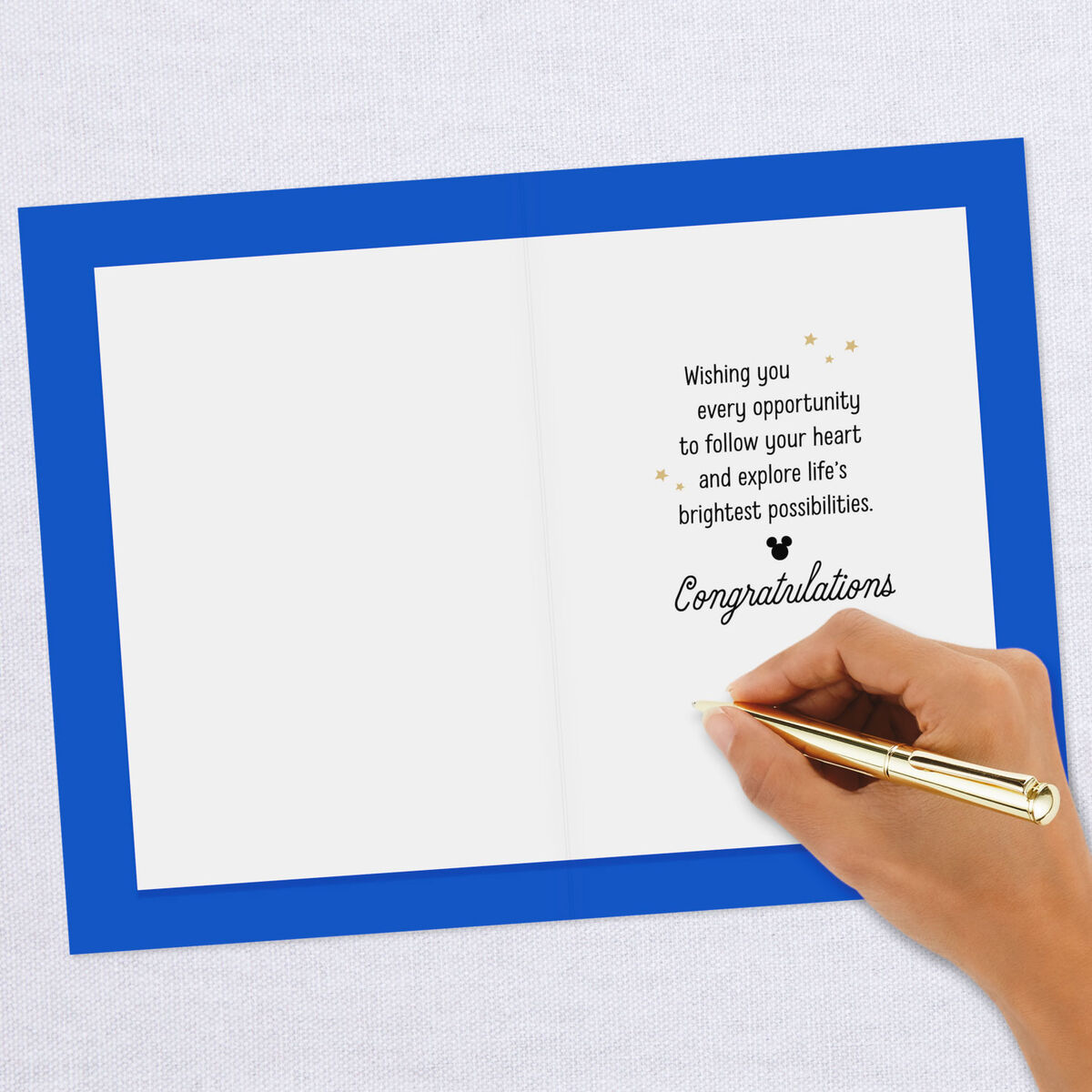 Disney Mickey Mouse Follow Your Heart Graduation Card - Greeting Cards ...