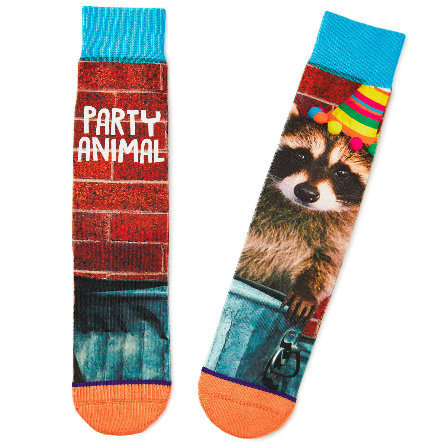 Party Animal Raccoon Fun Crew Socks - Socks & Slippers | Hallmark