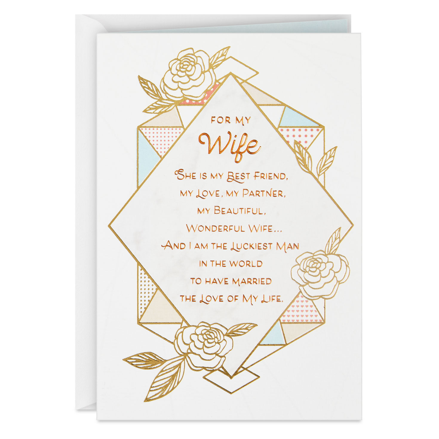 I'm the Luckiest Man Birthday Card for Wife - Greeting Cards | Hallmark