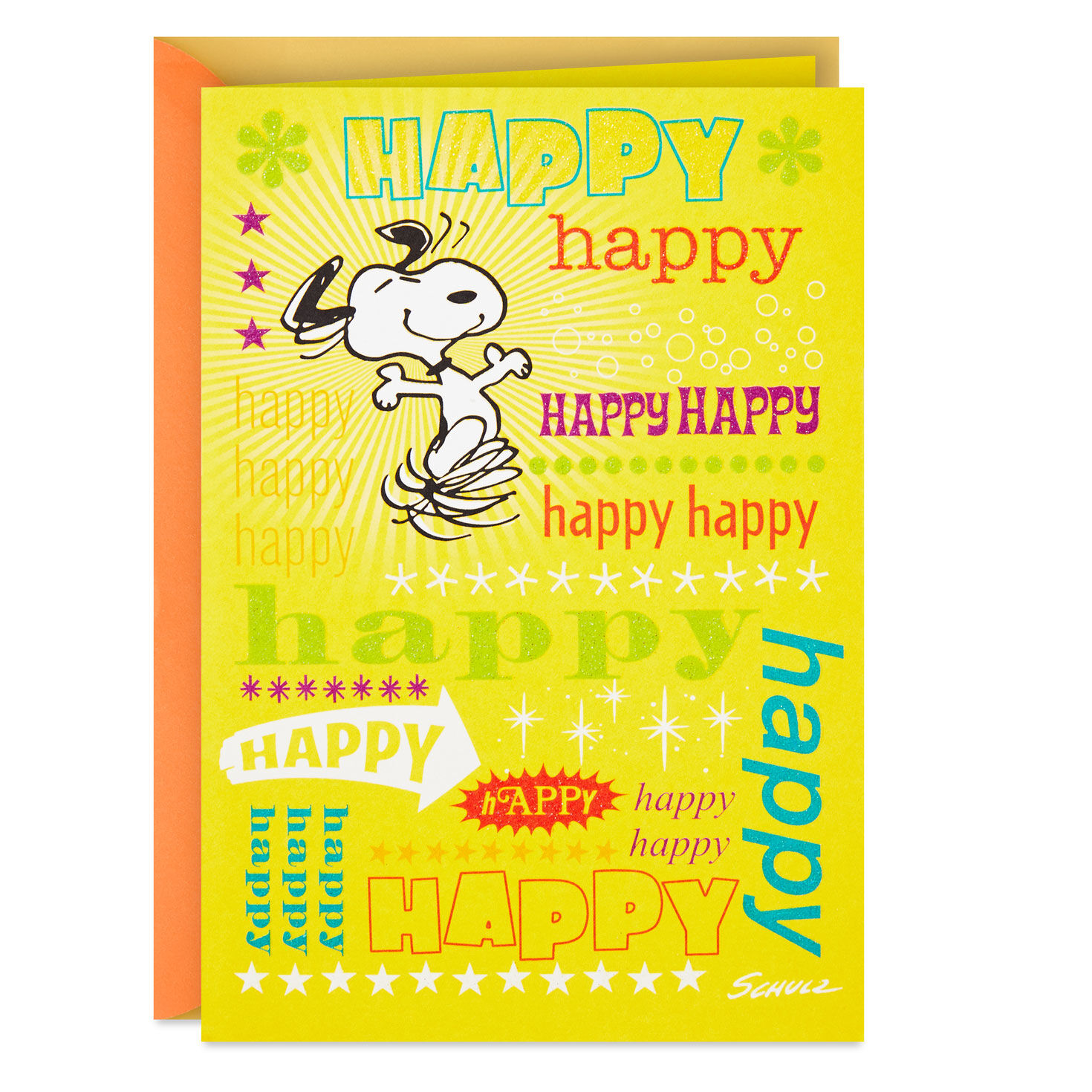 Peanuts® Snoopy Happy Dance Birthday Card - Greeting Cards - Hallmark