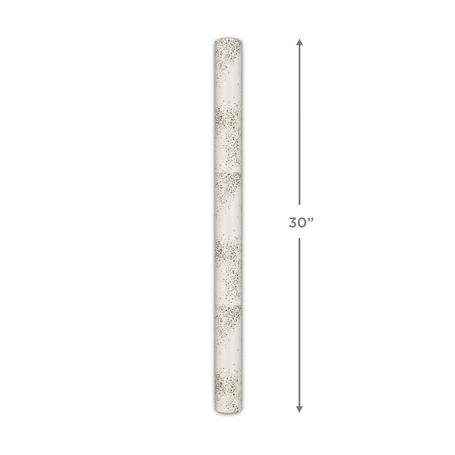 Gold Paint Splatter on Cream Wrapping Paper, 20 sq. ft. - Wrapping ...