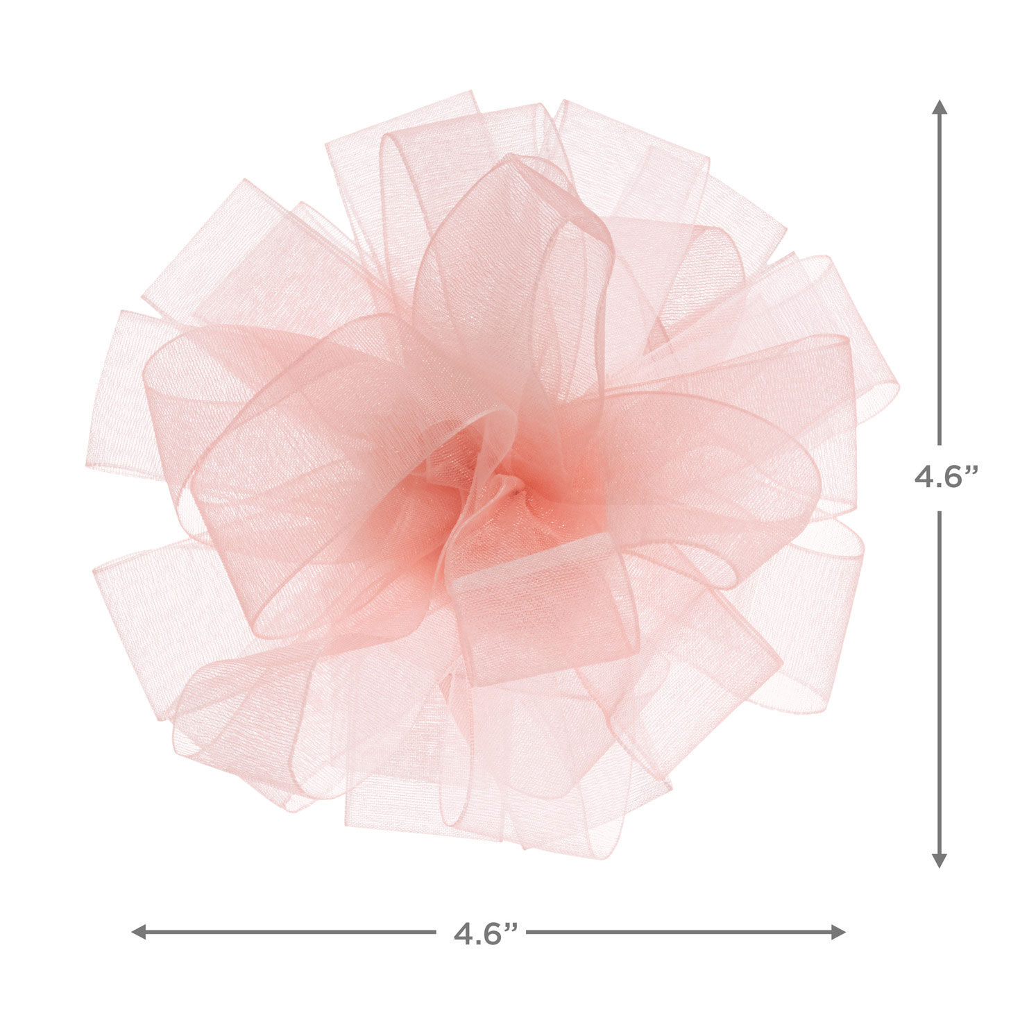 4.6" Light Pink Sheer Ribbon Gift Bow - Bows & Ribbons | Hallmark